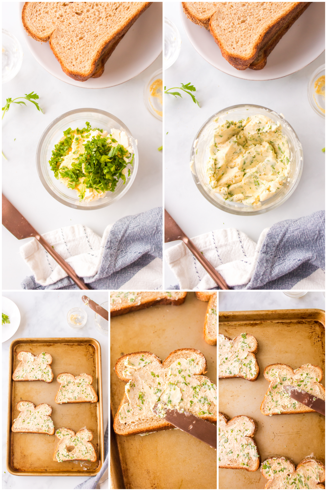 How To Make Garlic Bread with Regular Bread - Reluctant Entertainer
