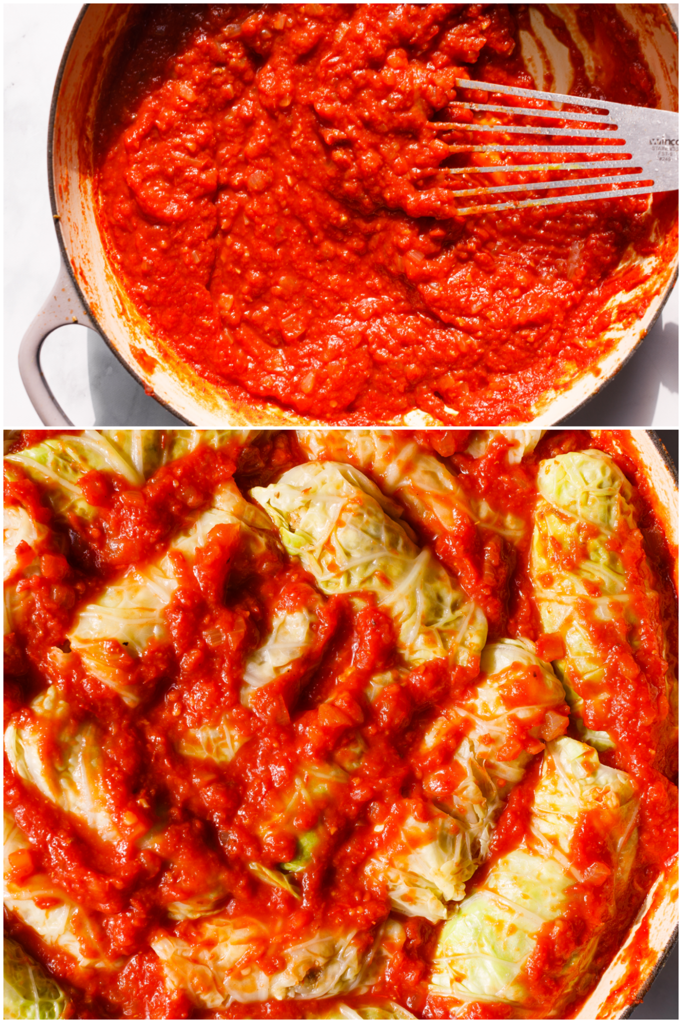 Pork & Squash Cabbage Rolls - Reluctant Entertainer