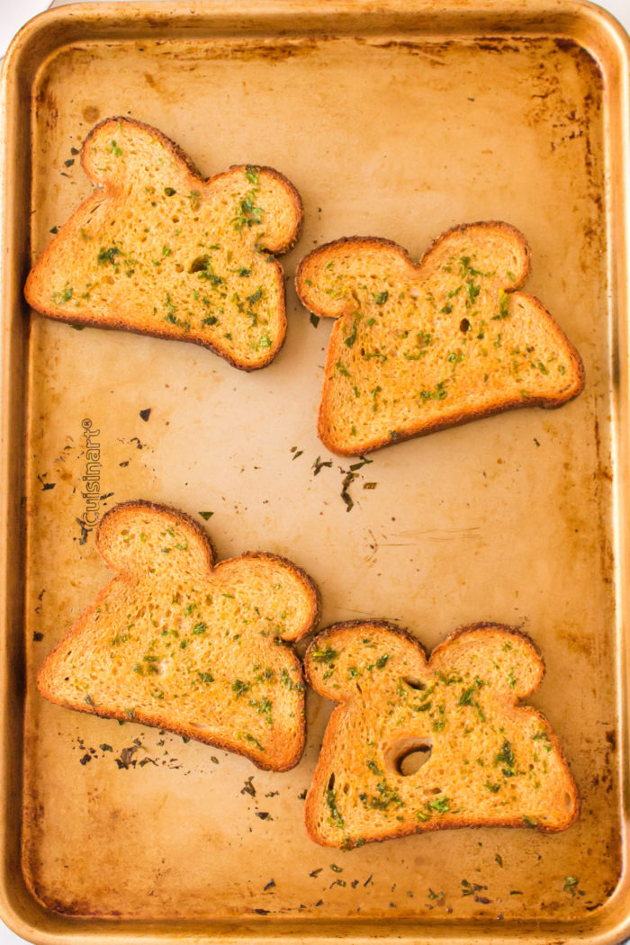 How To Make Garlic Bread with Regular Bread - Reluctant Entertainer