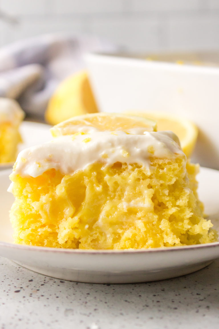Lemon Poke Cake - Reluctant Entertainer
