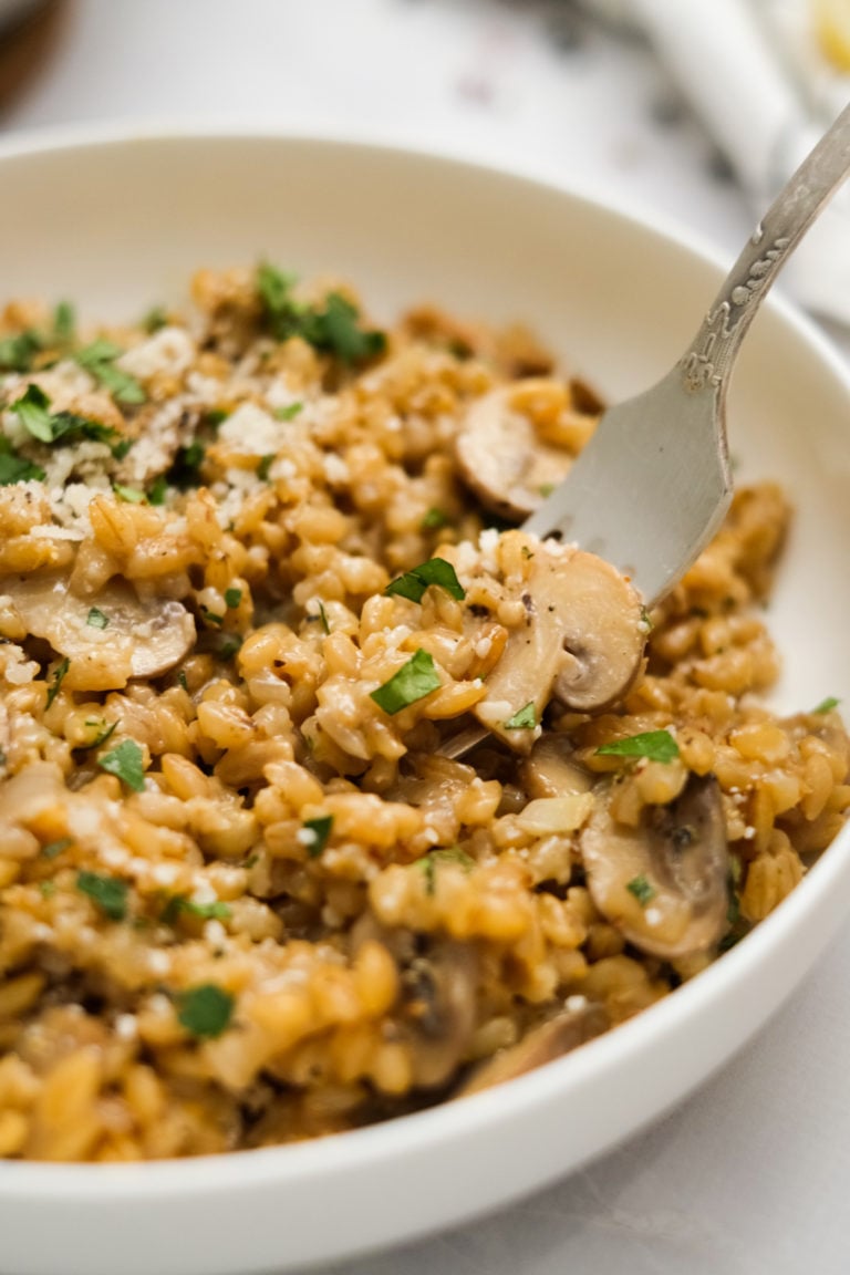 Mushroom Farrotto - Reluctant Entertainer