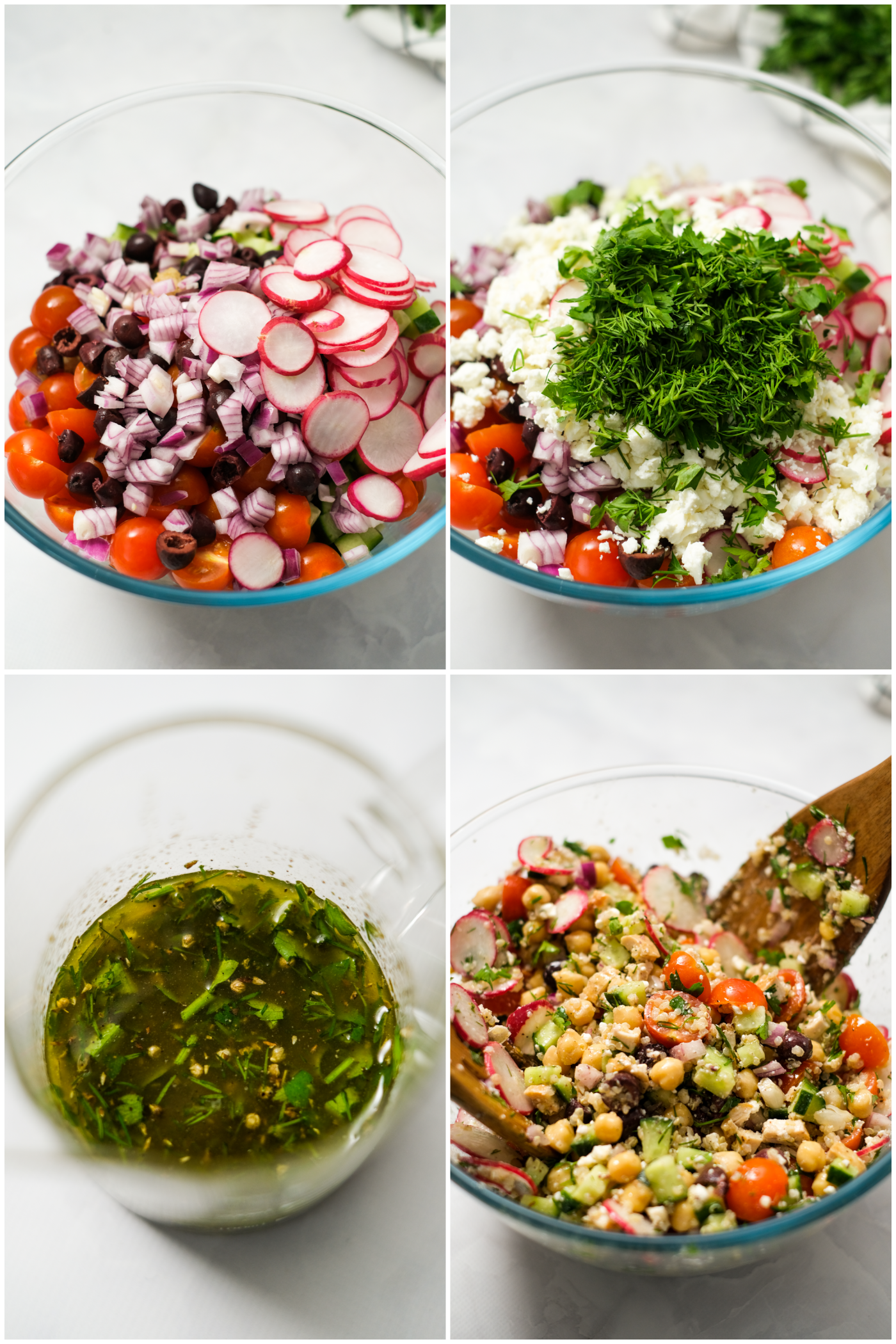 Greek Chicken Quinoa & Chickpea Salad - Reluctant Entertainer