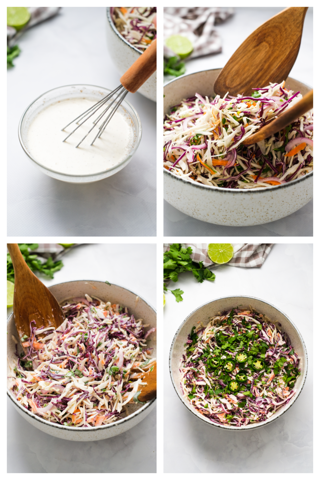 Creamy Jalapeno Coleslaw - Reluctant Entertainer