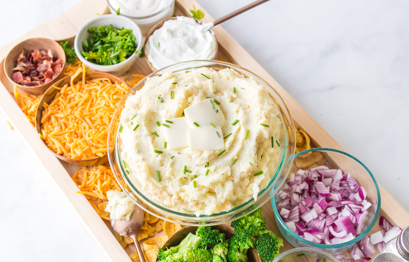 Mashed Potato Bar - Reluctant Entertainer