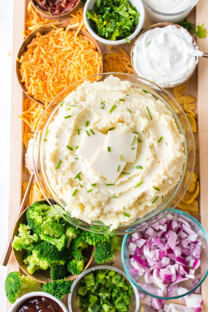 Mashed Potato Bar - Reluctant Entertainer