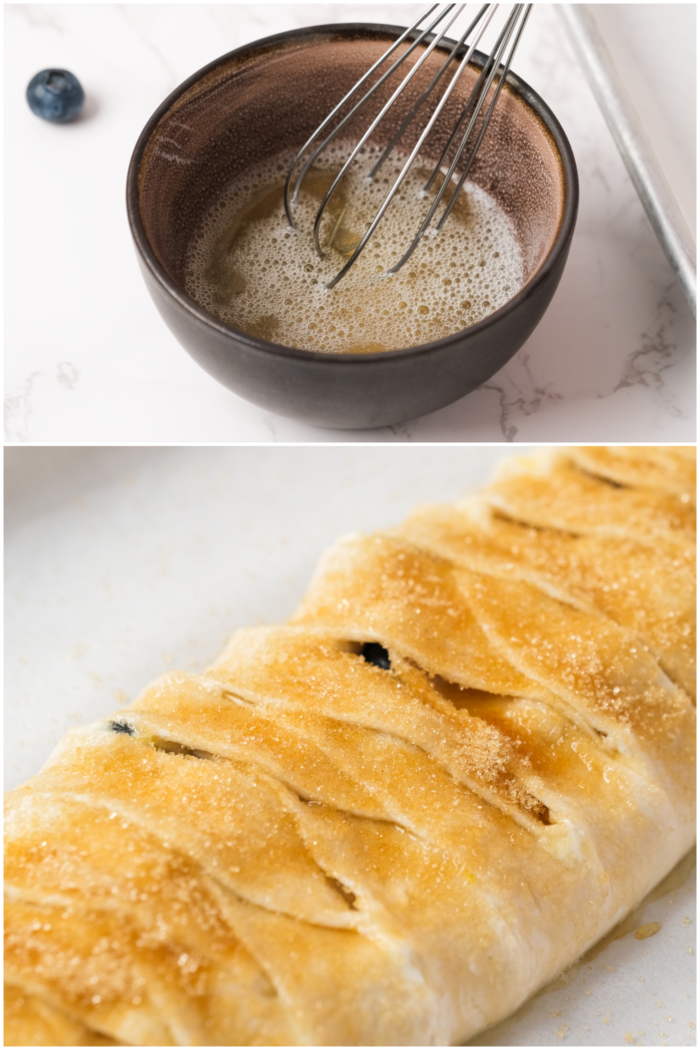 Flaky Blueberry Strudel - Reluctant Entertainer