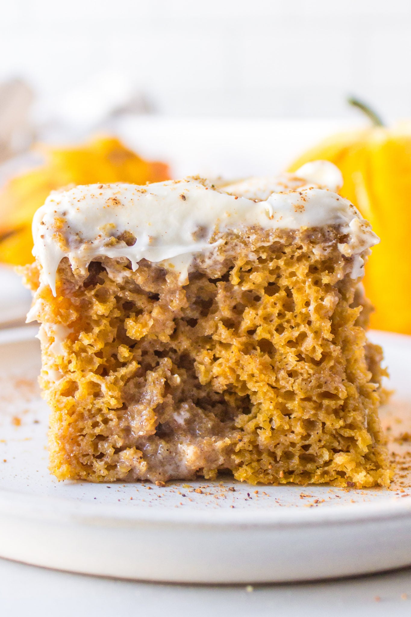 Pumpkin Poke Cake - Reluctant Entertainer