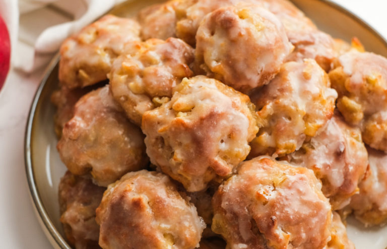 Apple Fritter Bites - Reluctant Entertainer