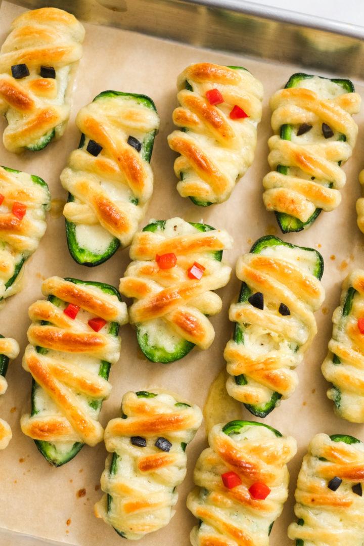Jalapeno Popper Mummies - Reluctant Entertainer
