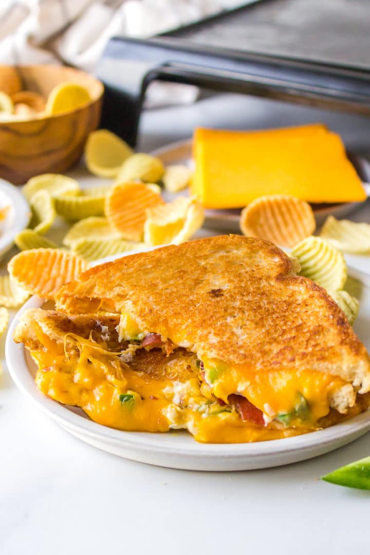 Blackstone Grilled Cheese - Reluctant Entertainer