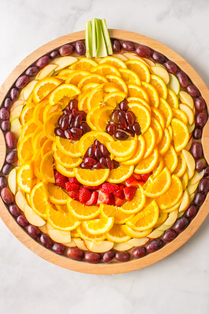 Halloween Fruit Tray - Reluctant Entertainer