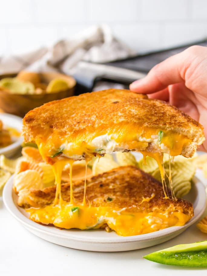 Blackstone Grilled Cheese - Reluctant Entertainer