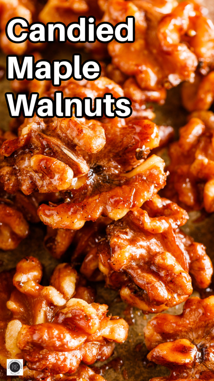 Candied Maple Walnuts - Reluctant Entertainer