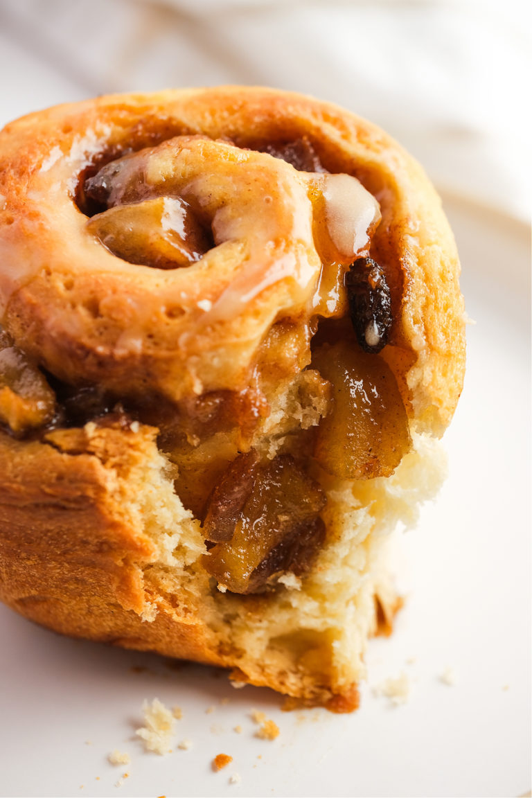 Cinnamon Rolls with Apple Pie Filling - Reluctant Entertainer