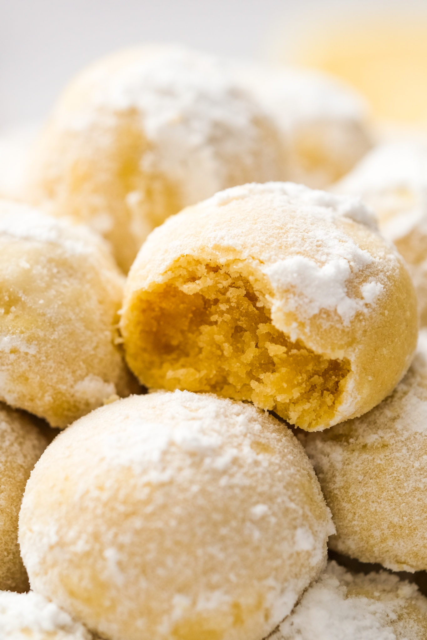 Lemon Powdered Sugar Cookies - Reluctant Entertainer