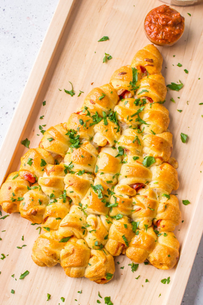 Christmas Tree Appetizer - Reluctant Entertainer