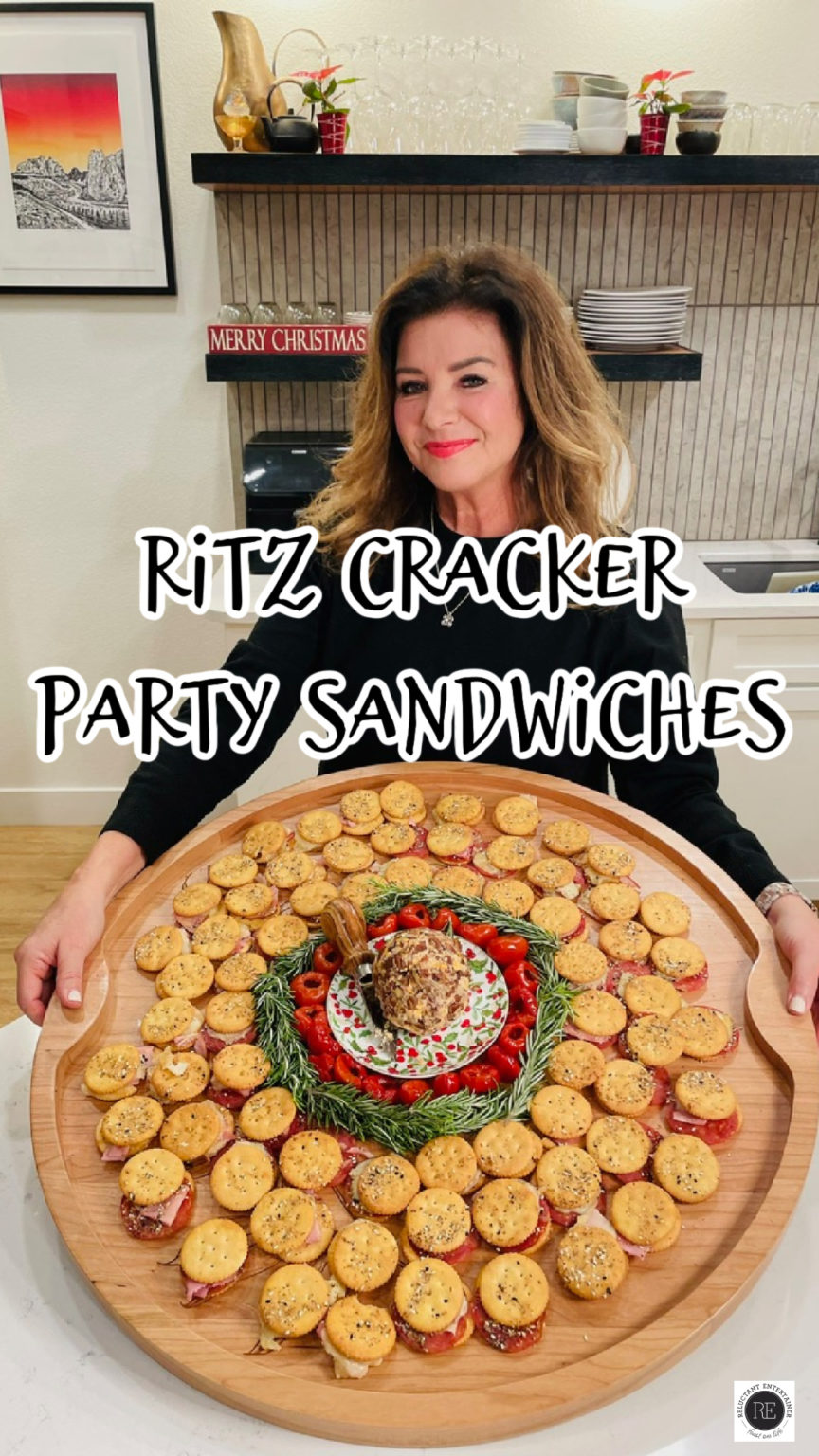 Ritz Cracker Party Sandwiches - Reluctant Entertainer