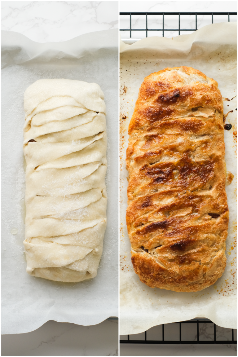 Apple Puff Pastry Braid - Reluctant Entertainer