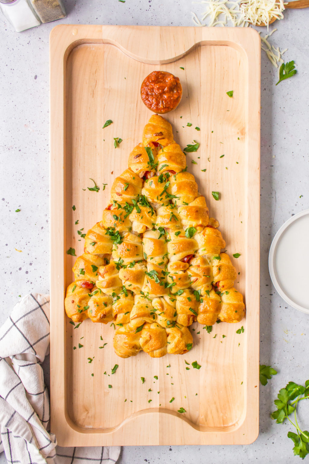 Christmas Tree Appetizer - Reluctant Entertainer