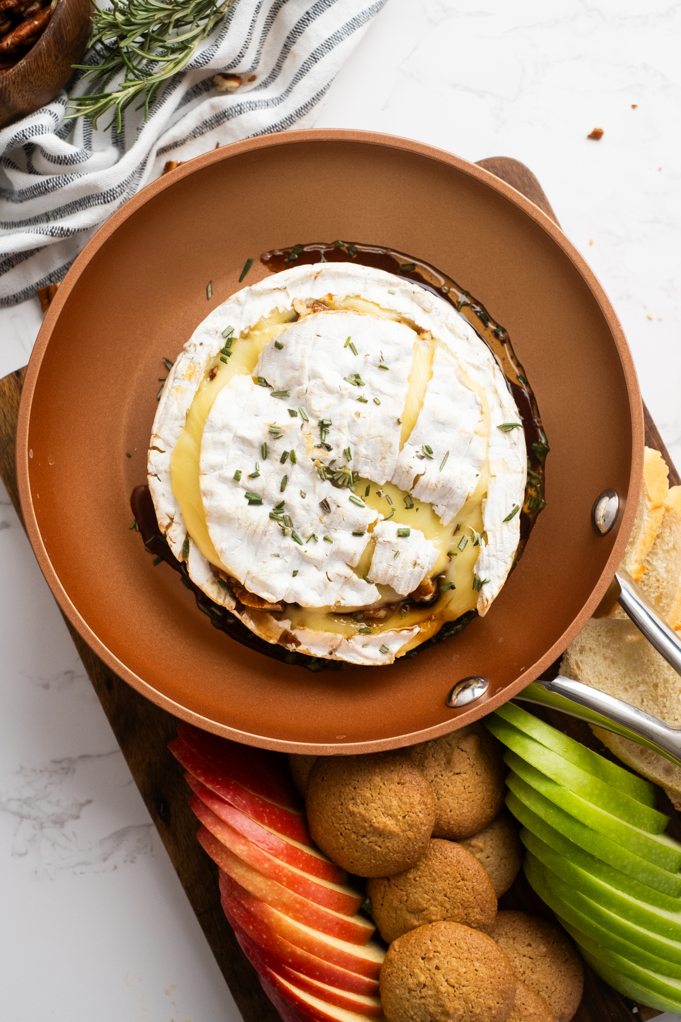 Brown Sugar Baked Brie with Pecans - Reluctant Entertainer