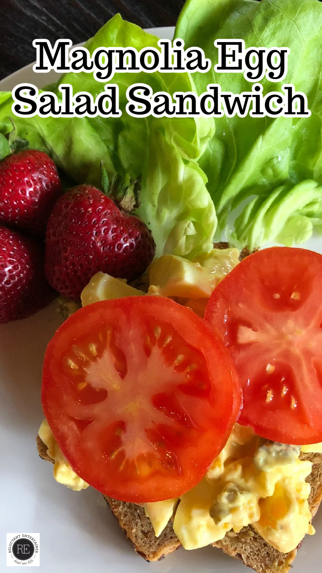 Magnolia Egg Salad Sandwich - Reluctant Entertainer