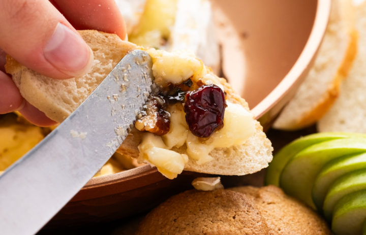 Brown Sugar Baked Brie with Pecans - Reluctant Entertainer