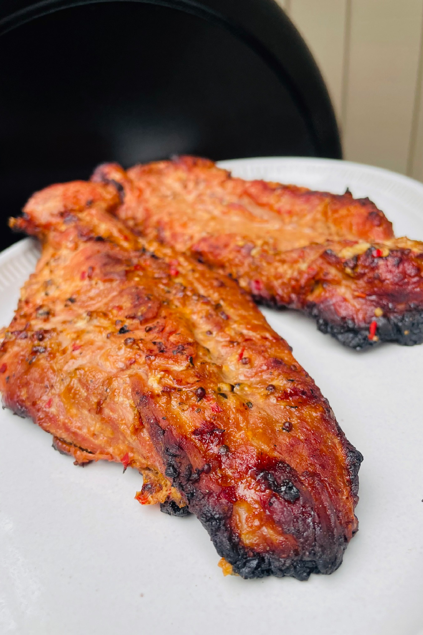 Traeger Pork Tenderloins with Harissa Marinade - Reluctant Entertainer