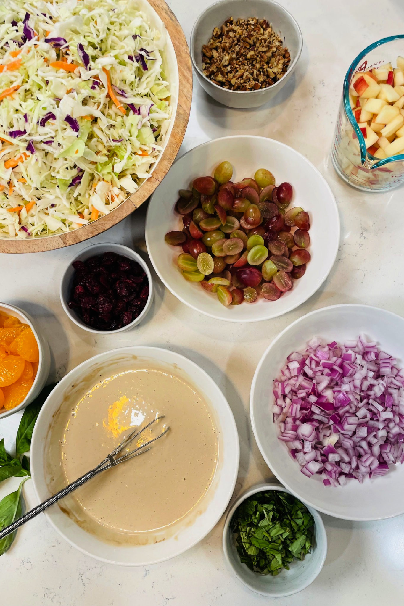 Cranberry-Apple Coleslaw - Reluctant Entertainer