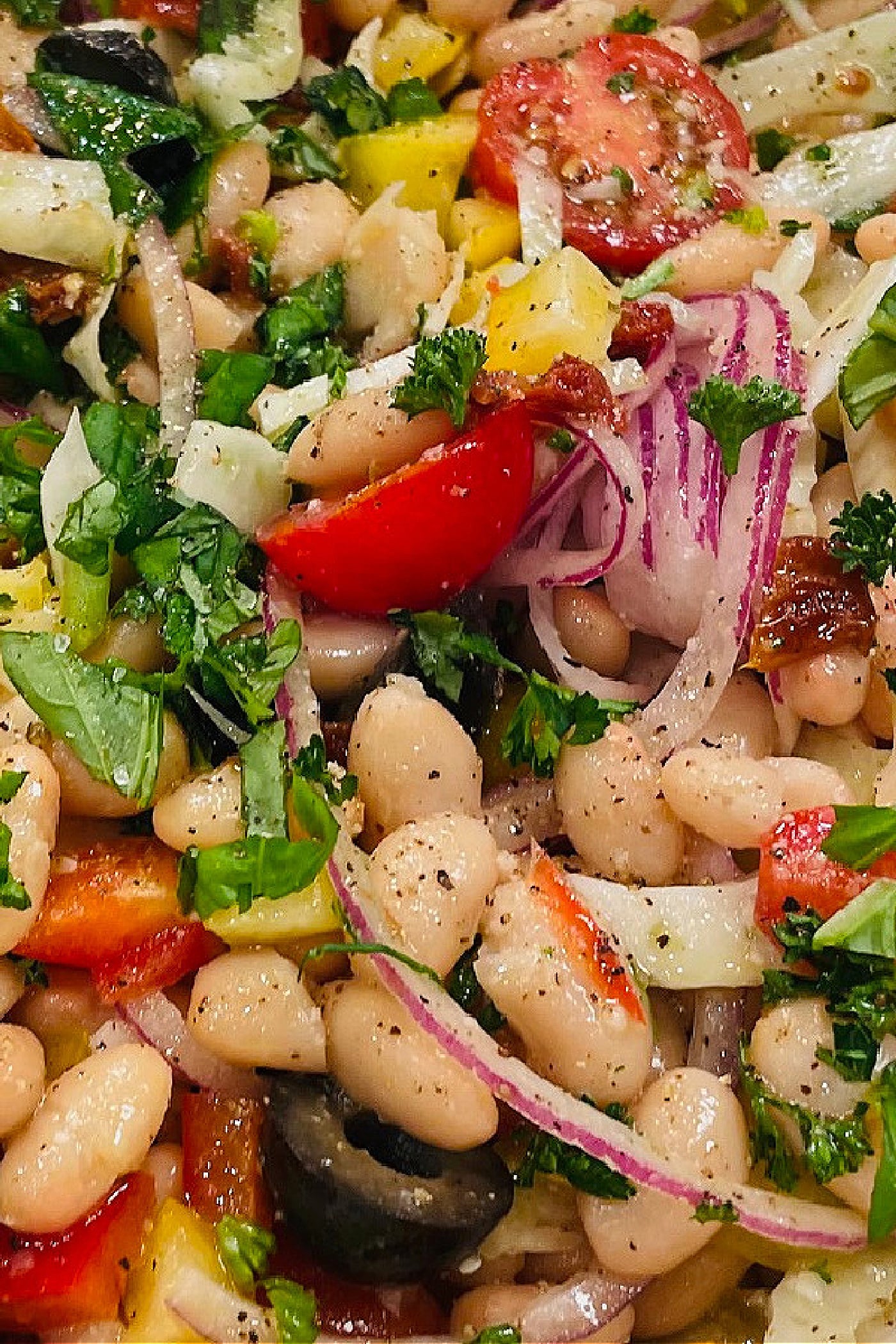 Italian Bean Salad - Reluctant Entertainer