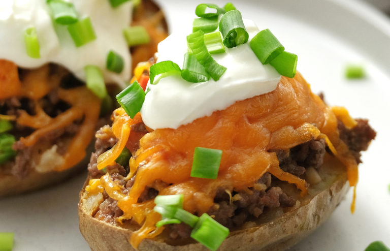 Cottage Pie Baked Potato - Reluctant Entertainer