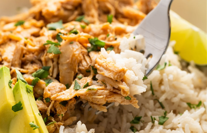 Sticky Coconut Chicken and Rice - Reluctant Entertainer