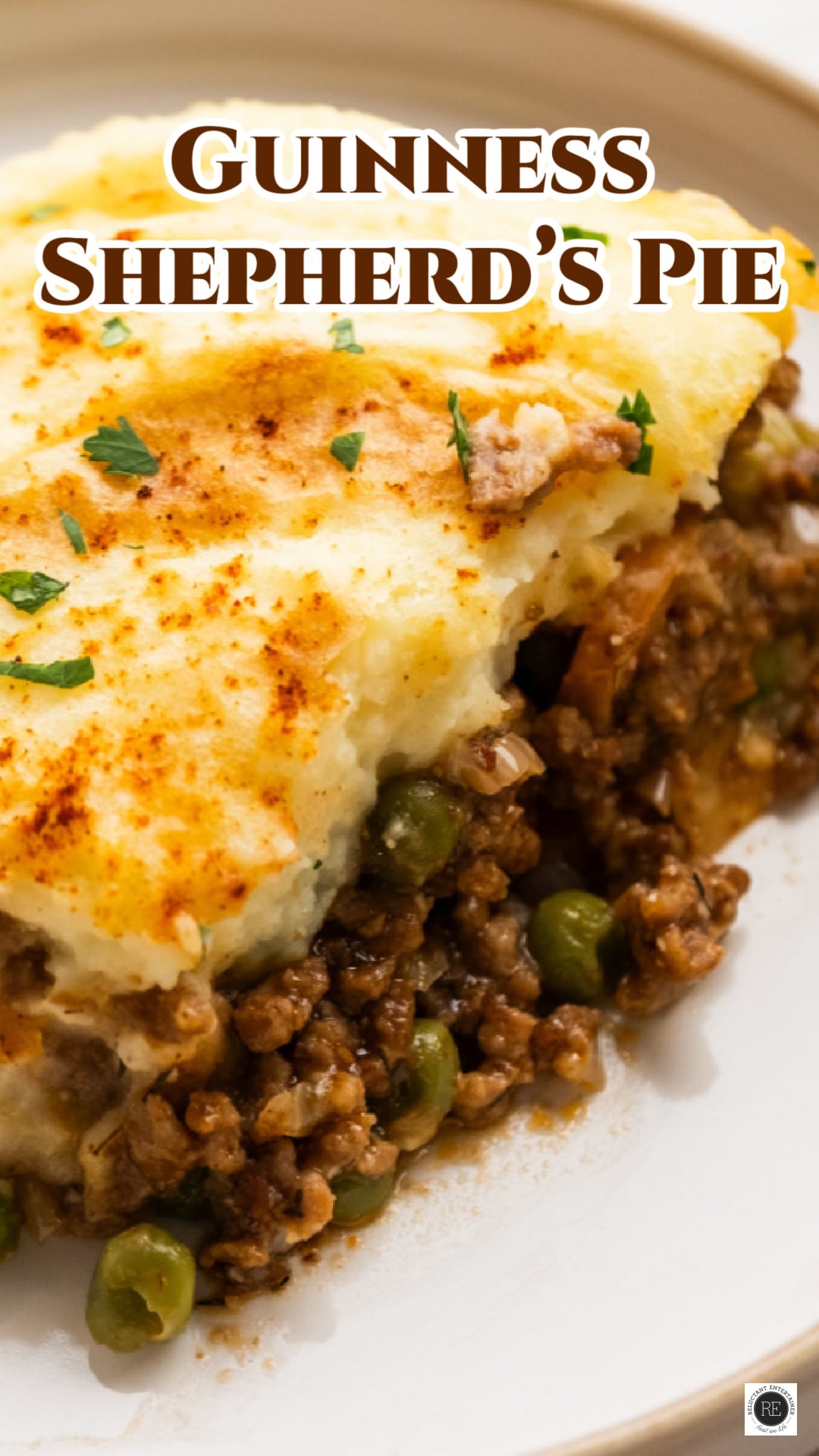 Guinness Shepherd's Pie - Reluctant Entertainer
