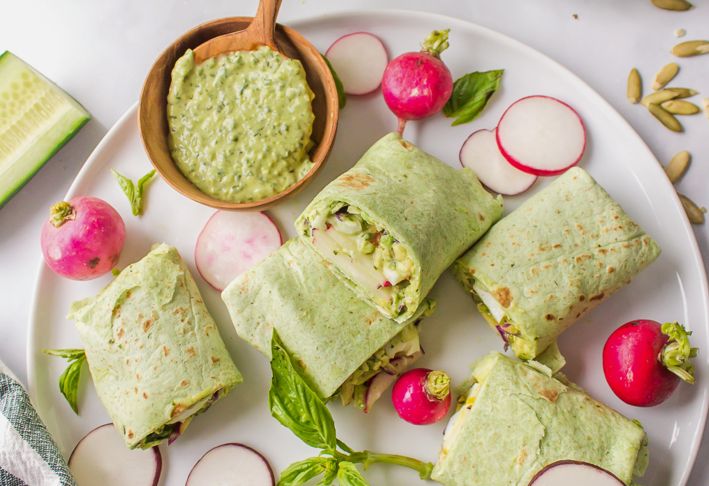 Green Goddess Wraps - Reluctant Entertainer