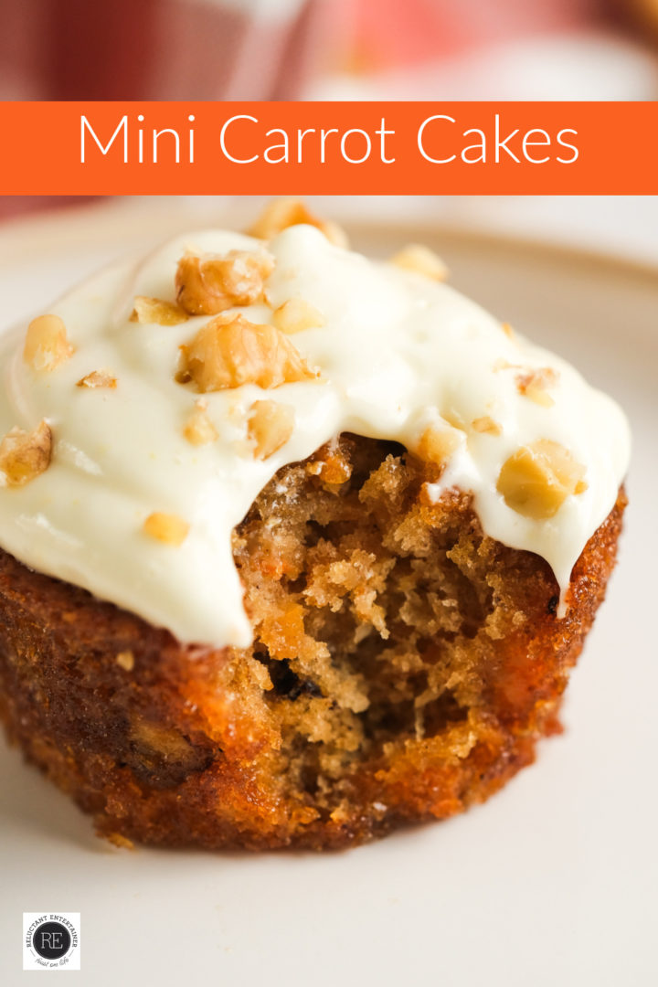 Mini Carrot Cakes - Reluctant Entertainer