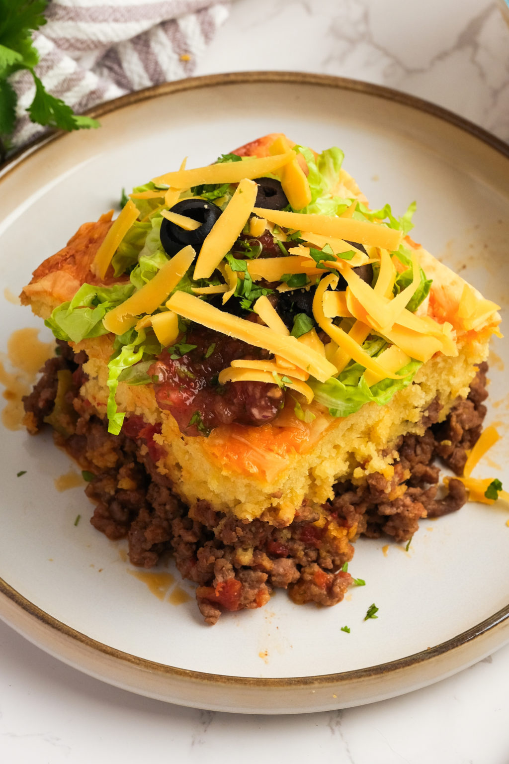 Cornbread Taco Bake - Reluctant Entertainer
