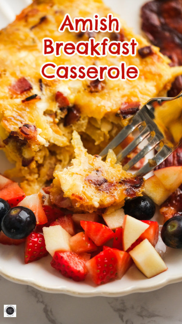 Amish Breakfast Casserole - Reluctant Entertainer