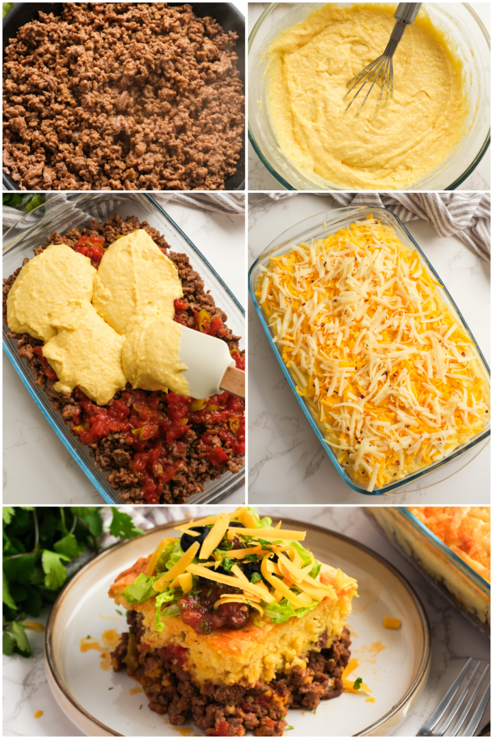 Jiffy Cornbread Taco Bake - Reluctant Entertainer