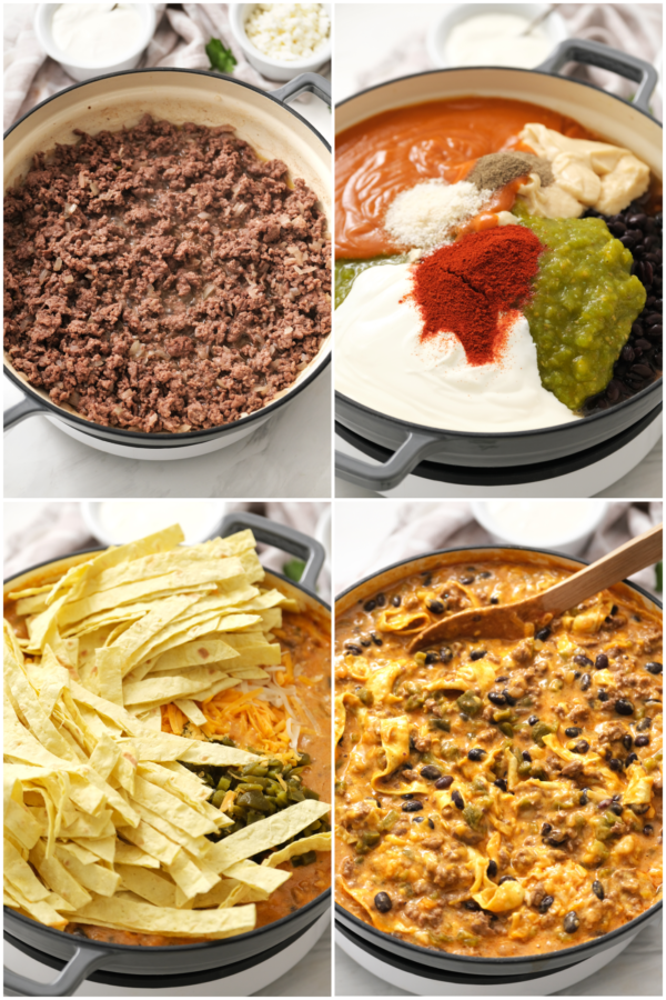 King Ranch Beef Casserole - Reluctant Entertainer