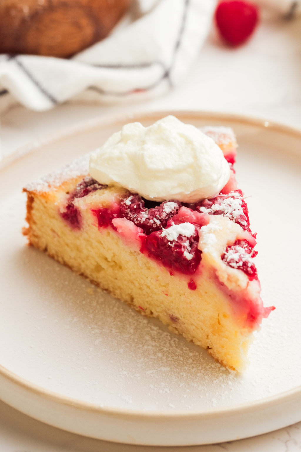 Summer Raspberry Cake Recipe - Reluctant Entertainer