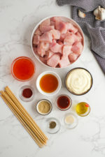 Bang Bang Chicken Skewers - Reluctant Entertainer