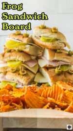 Frog Sandwich Board - Reluctant Entertainer