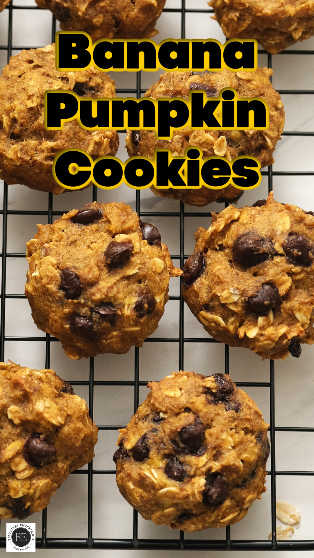 Banana Pumpkin Cookies - Reluctant Entertainer