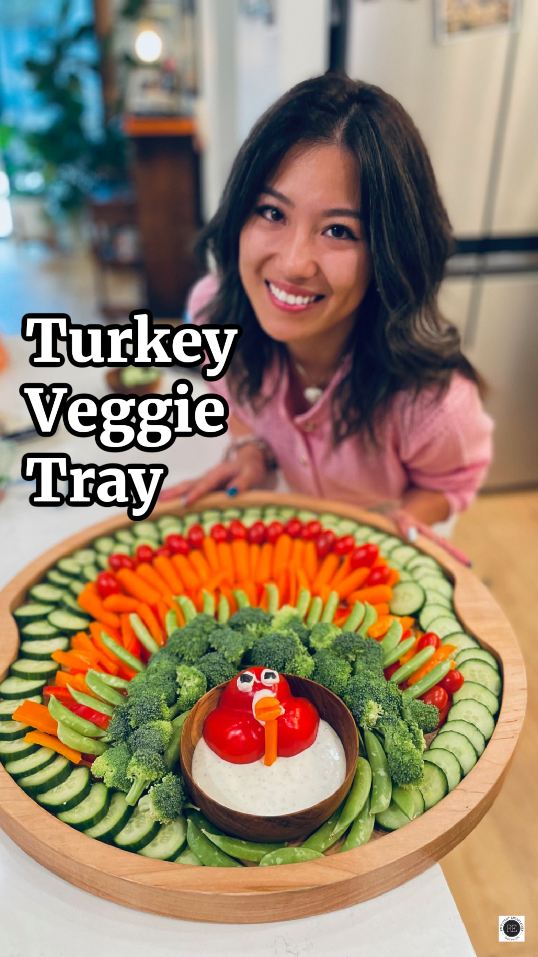 Turkey Veggie Tray - Reluctant Entertainer