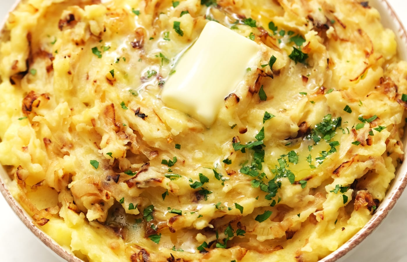 Smashed Potatoes with Sour Cream - Reluctant Entertainer