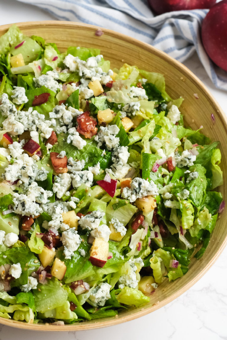 Apple and Blue Cheese Salad - Reluctant Entertainer