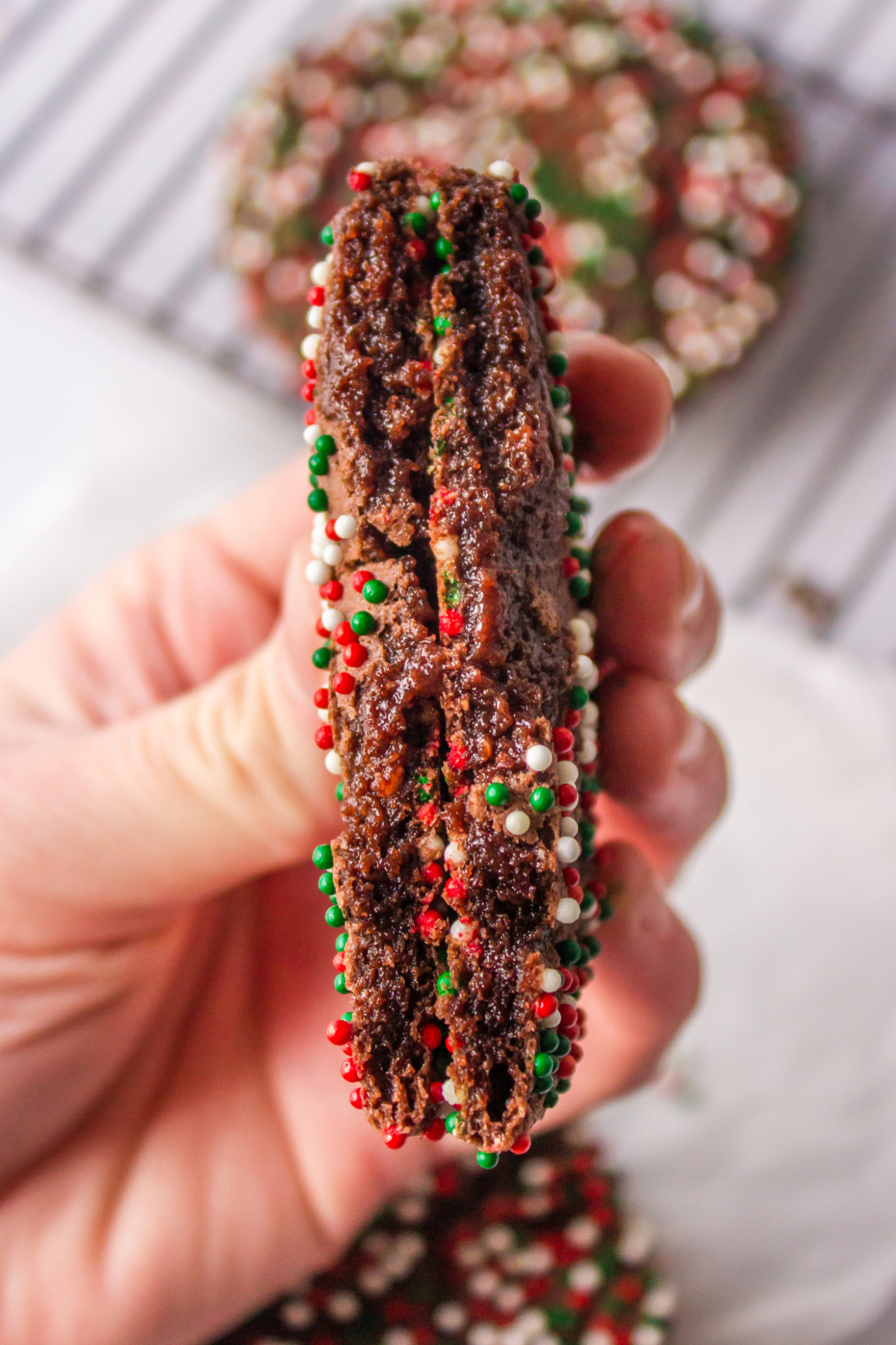 Chocolate Sprinkle Cookies - Reluctant Entertainer