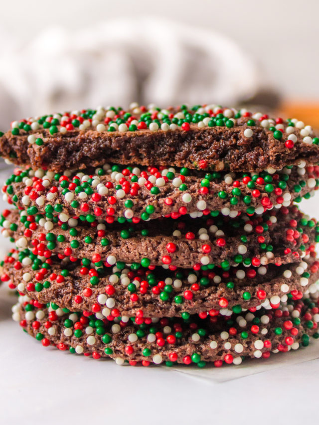 Chocolate Sprinkle Cookies - Reluctant Entertainer