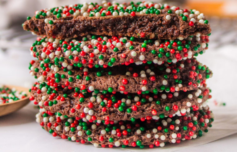 Chocolate Sprinkle Cookies - Reluctant Entertainer