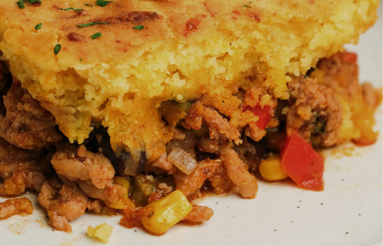 Cornbread Cowboy Casserole - Reluctant Entertainer