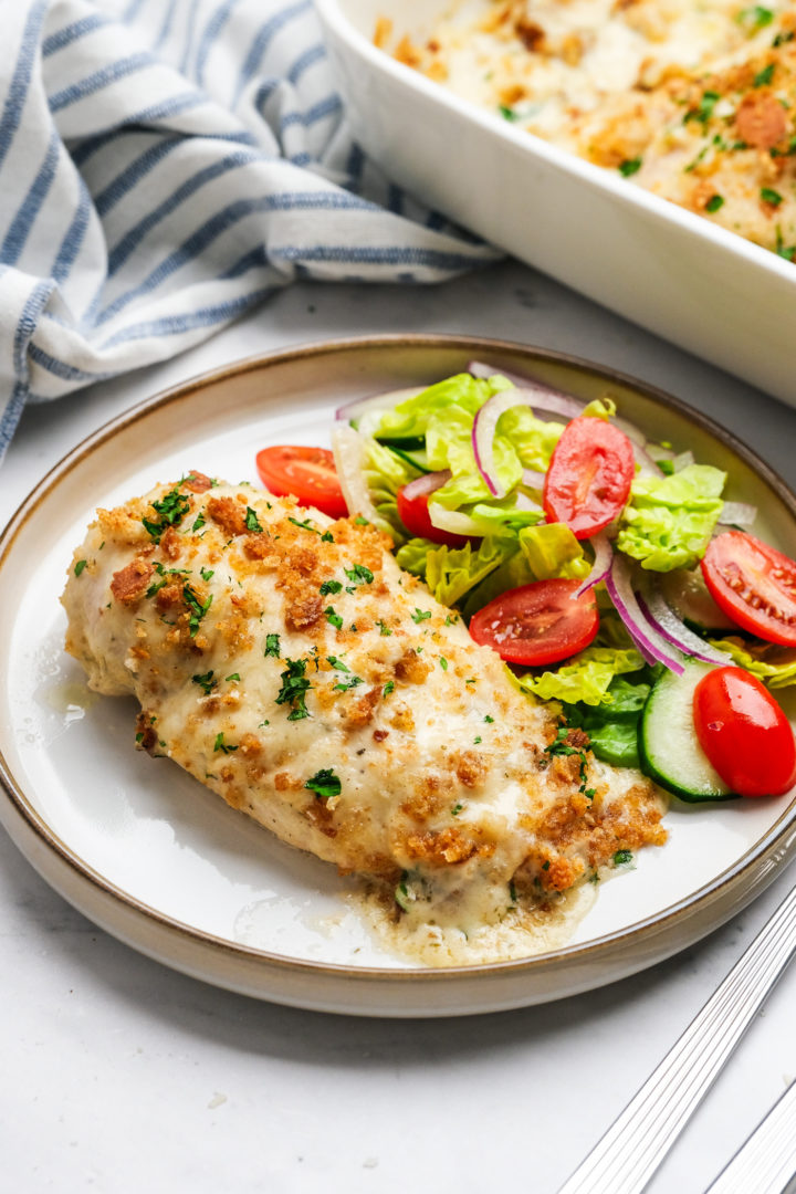 Baked Caesar Chicken - Reluctant Entertainer